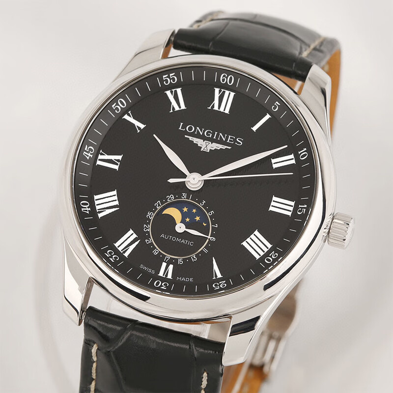 Longines LONGINES Moon Phase ช่างฝีมือชื่อดัง Series เครื่องจักร ...
