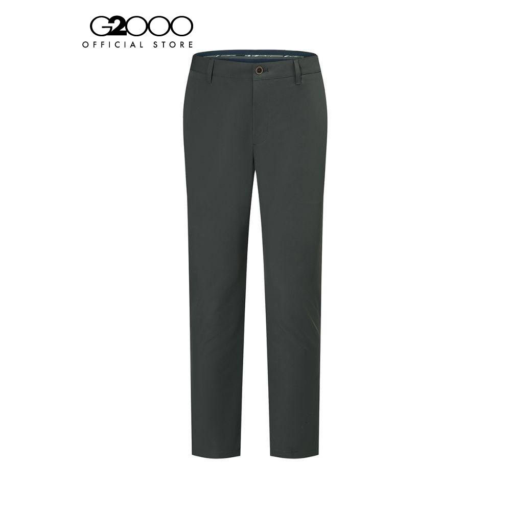 G2000 กางเกงขายาวแบบลำลองสำหรับผู้ชาย ทรงเข้ารูปพิเศษ (EXTRA SLIM FIT) รุ่น 3616706596 DARK GREY ...