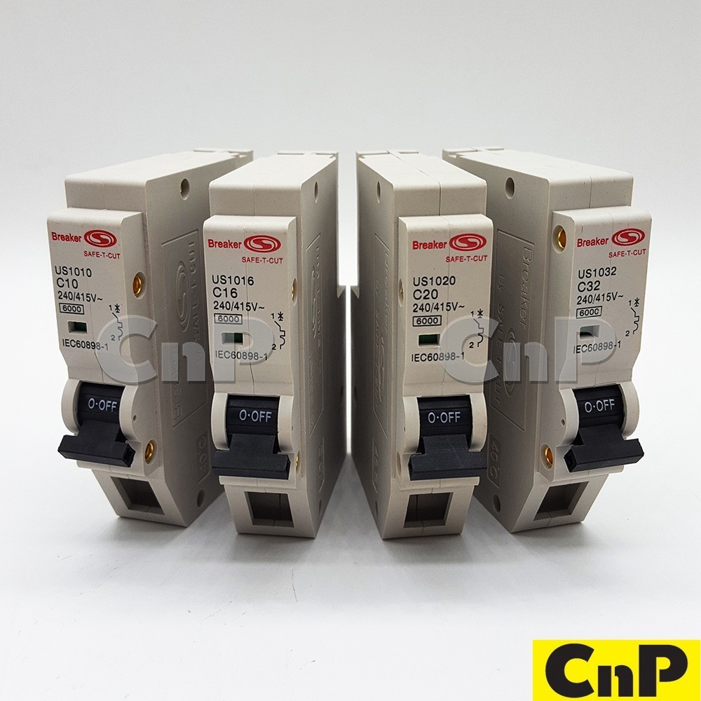 เซฟตี้ SAFE-T-CUT เซอร์กิตเบรกเกอร์ Circuit Breaker 1P 10A - 32A ...