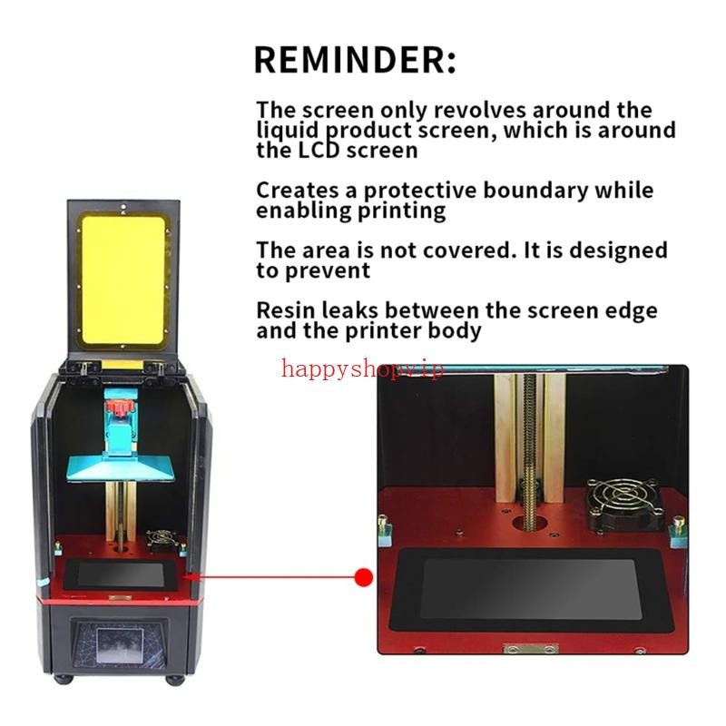 Hsv 5 ชิ้น Light Curing Case PCPortable Stick บนแผ่นป้องกันปะเก็น ...