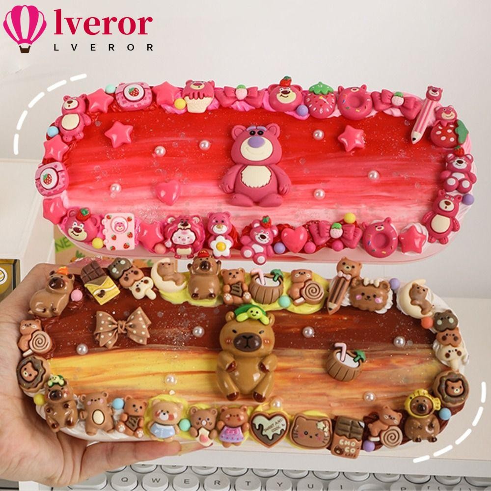 กล่องดินสอ LVEROR, ดินสอกาวครีมเรซิน, กล่องเก็บของเครื่องเขียน DIY การ์ตูน Kawaii | Shopee Thailand
