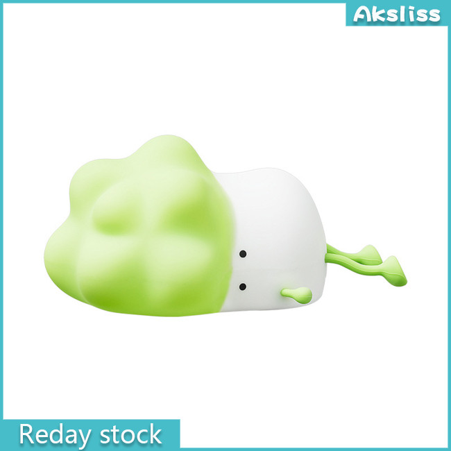 Aks 5v 1w ซิลิโคนกะหล่ําปลี Night Light 3 ระดับความสว่างการตั้งค่า 1200 ...