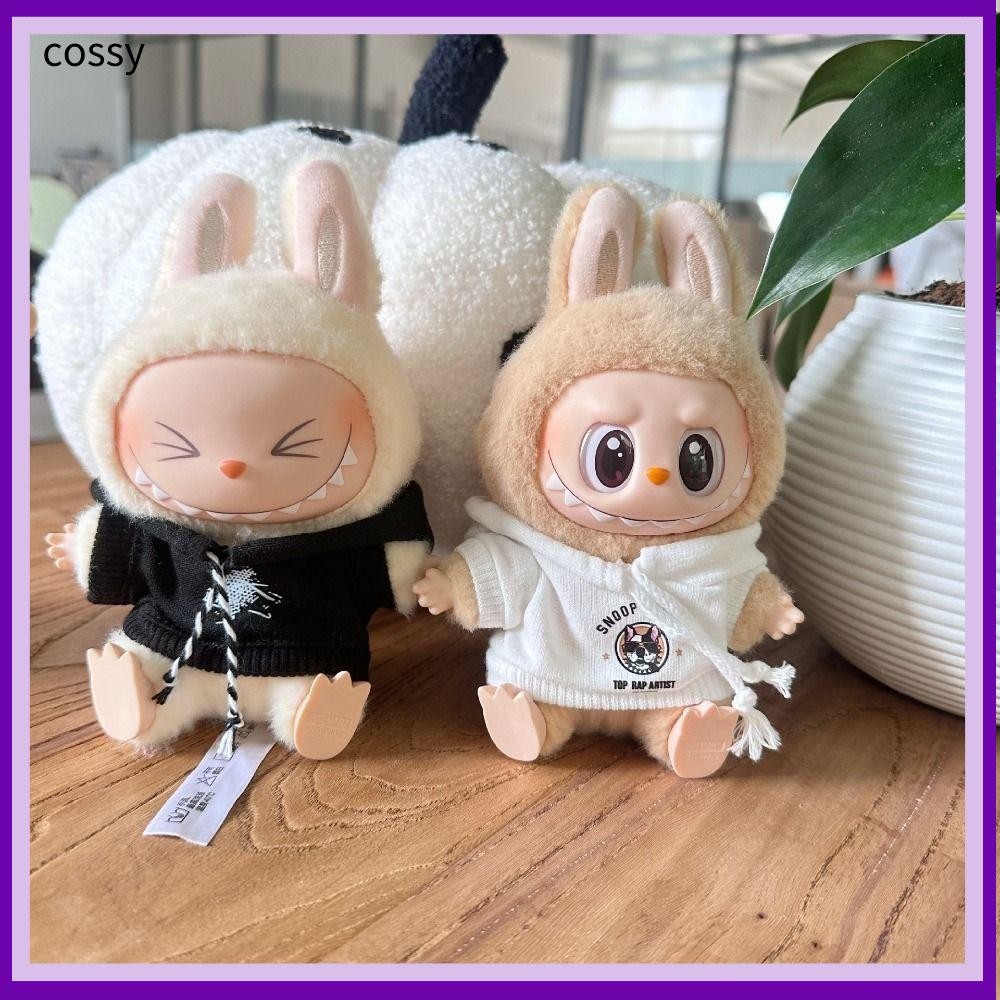 Cossy Labubu Sit Party Series ตุ๊กตาเสื้อผ้า, 17 ซม.Labubu 15 ซม.Labubu ...