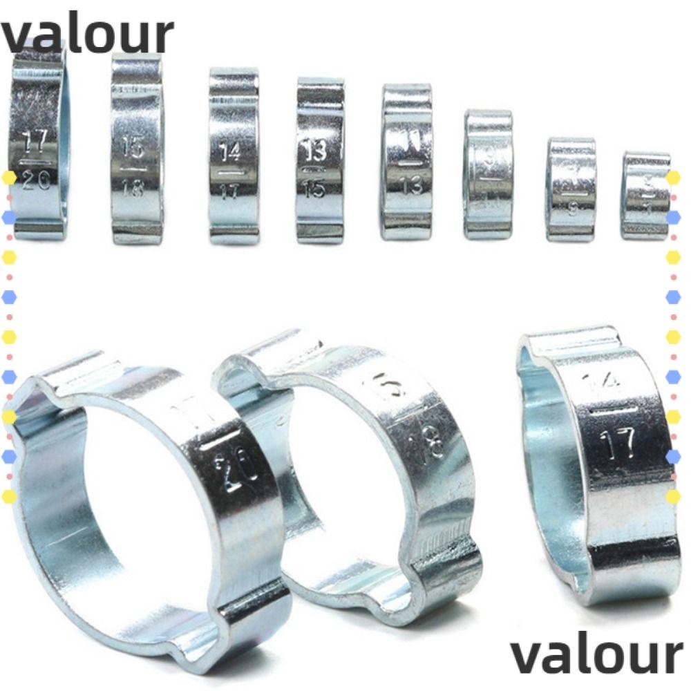 Valour 10 ชิ้นท่อ Clamp, Assortment Kit หูคู่คลิปท่อ, ปรับคงที่สังกะสี ...