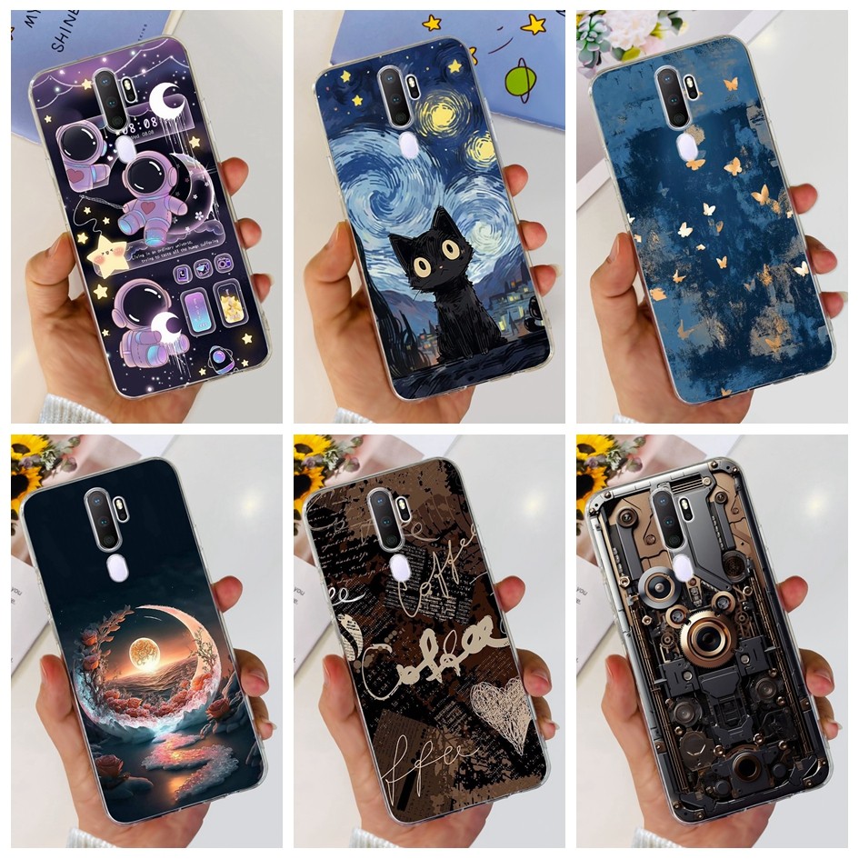 สําหรับ OPPO A5 A9 2020 กรณี CPH1937 CPH1931 CPH1939 โทรศัพท์น่ารัก ...