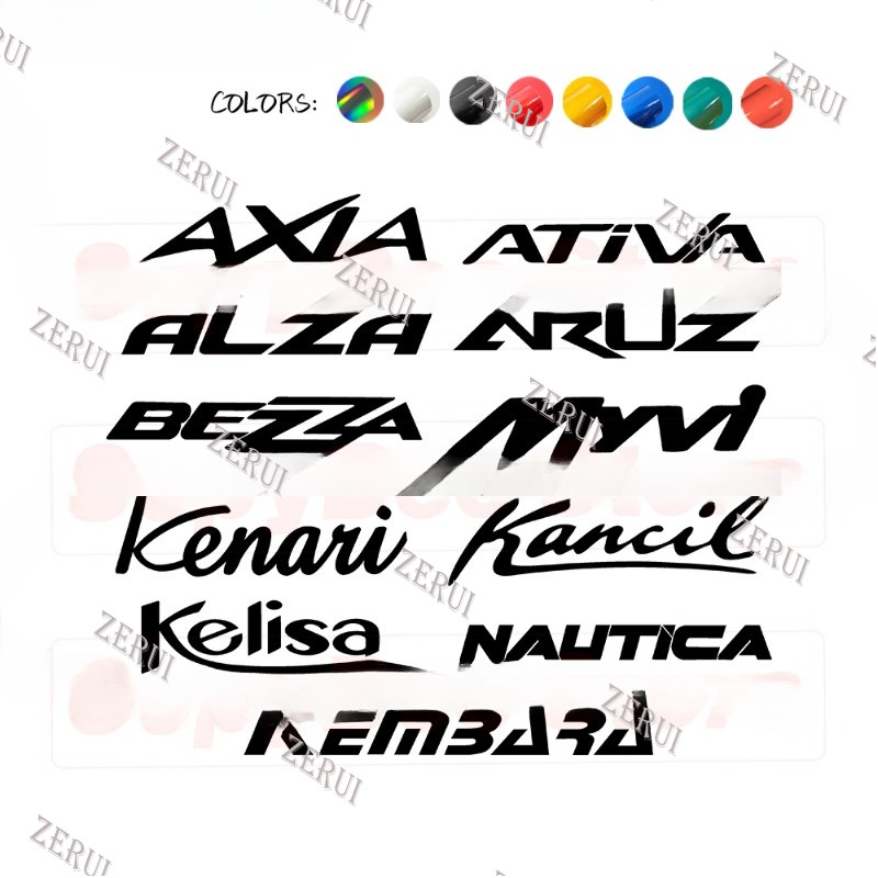 Zr สําหรับสติกเกอร์รถประตูด้านหลังด้านหลังด้านหลังกันชนหน้าต่างตกแต่ง ...