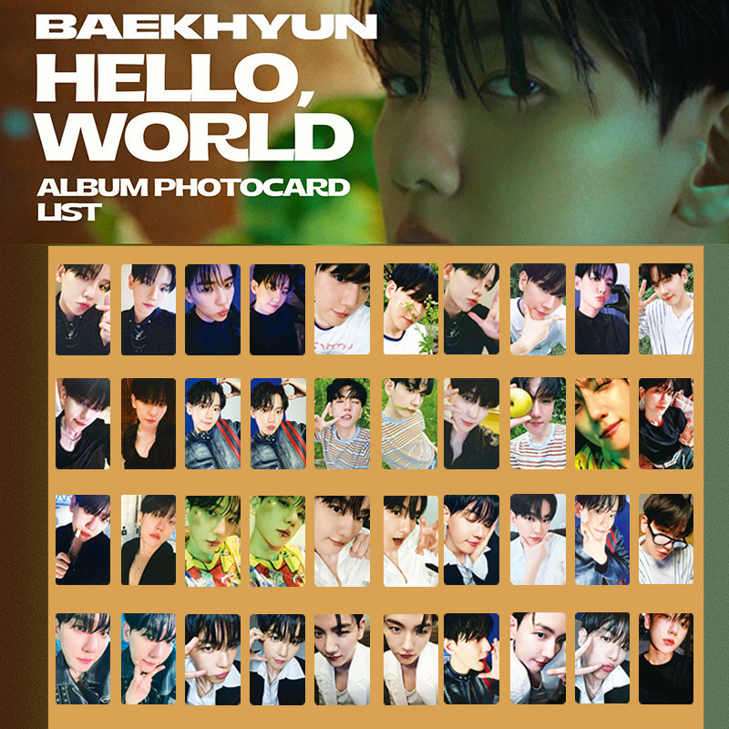 EXO Bian Boxian baekhyun mini4 SOLO อัลบั้ม Hello World Collection การ์ดใบเล็ก | Shopee Thailand