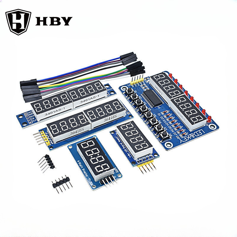 Tm1637 4 Bits/TM1638/MAX7219 โมดูลจอแสดงผล LED ดิจิตอล 8 บิต 7 ส่วน 0. ... Tm1637 4 Bits/TM1638/MAX7219 โมดูลจอแสดงผล LED ดิจิตอล 8 บิต 7 ส่วน 0. ...