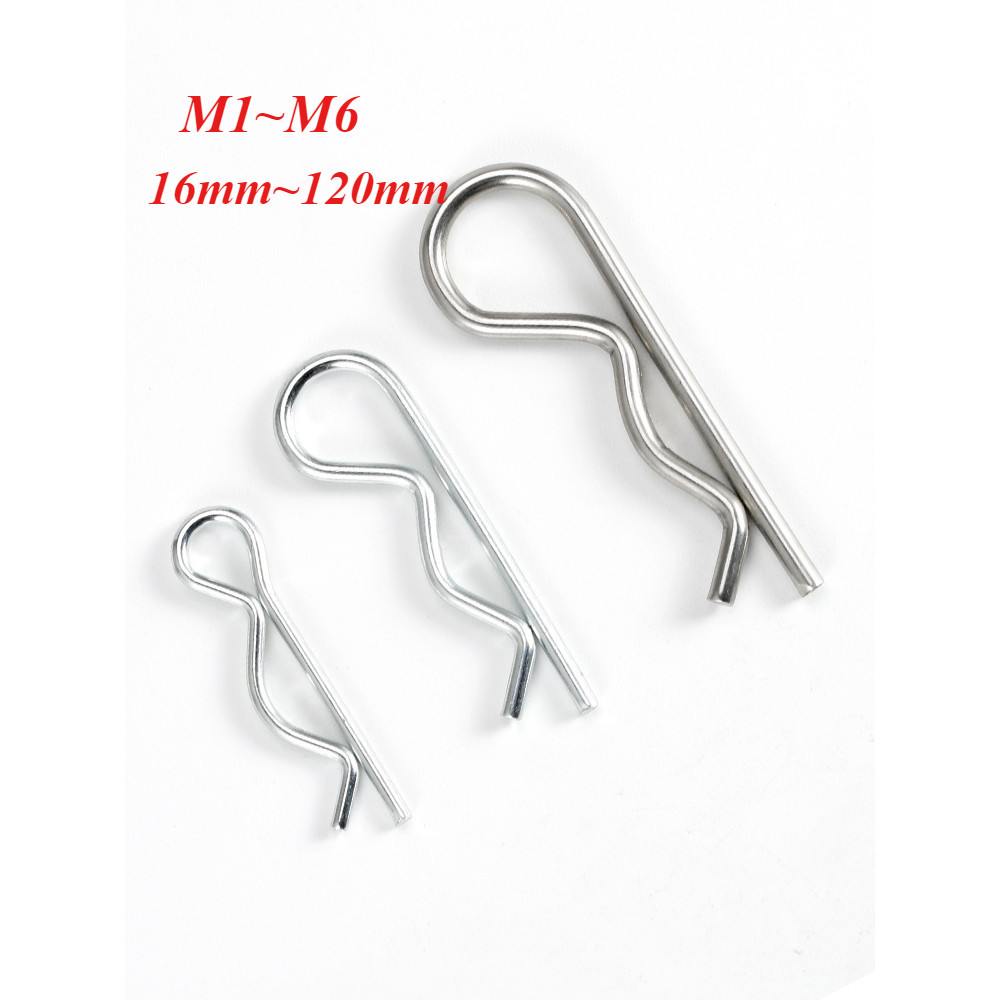 [FWM] 304 สแตนเลส R-Shaped Opening Pin Wave Pin หมุดสปริงเหล็ก B-Shaped ...