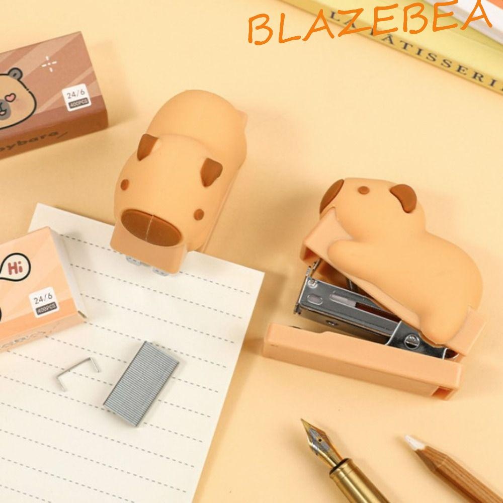 Blazebea ชุดเย็บกระดาษประหยัดแรงงาน, ชุดเย็บกระดาษ Capybara แบบเข้าเล่มกระดาษ, น่ารักดูดีครู ...