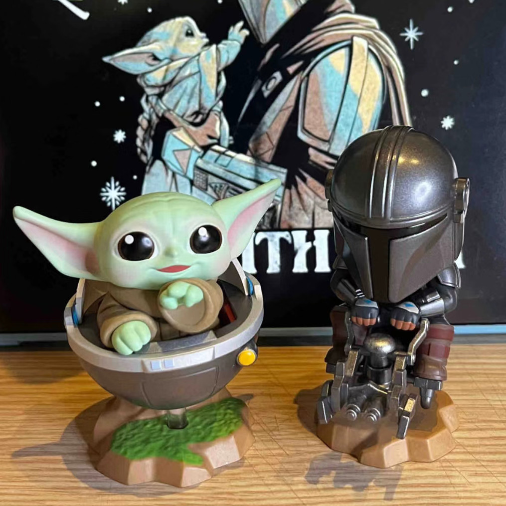 ของแท้ POPMART Star Wars The Mandalorian Series Mystery Box Grogu รูป ...