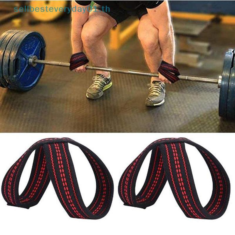 Sellingbest Figure 8 Weight Lifting Straps สายรัดข้อมือสำหรับPull-ups ...