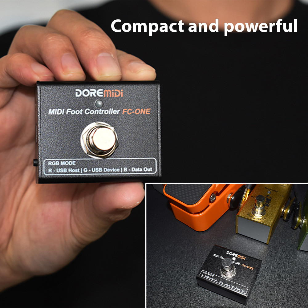 Yimeni-th Doremidi Electric Guitar Effects Custom Midi Foot Pedal Stomp ...
