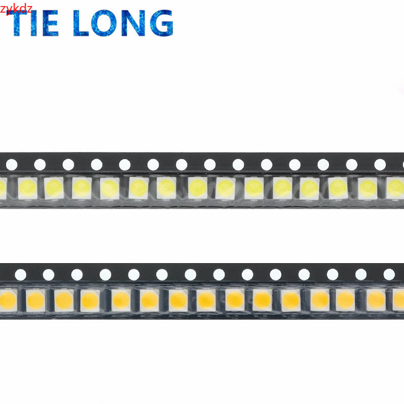 100pcs 3528 1210 SMD LED สีขาว/วอร์มไวท์ SMD LED Ultra Bright แสงสีขาว ...