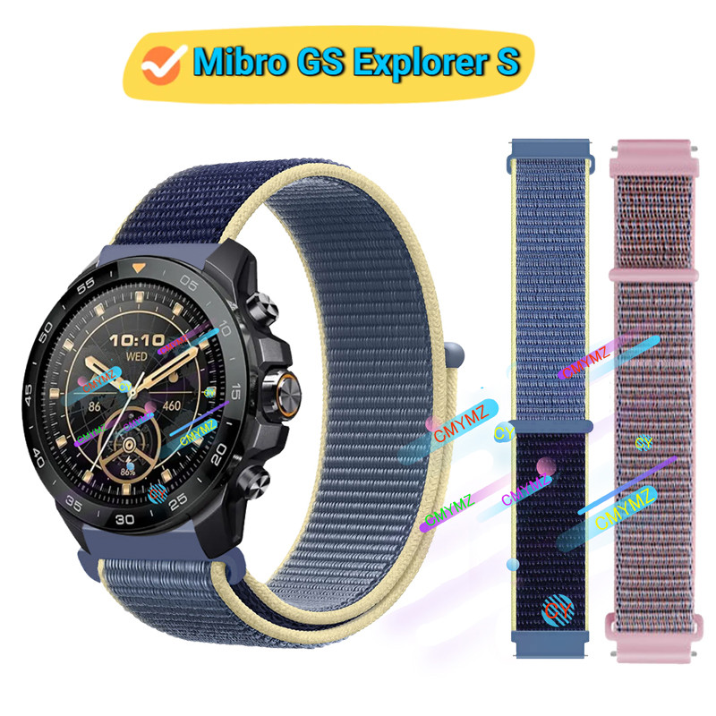Mibro GS Explorer S strap สายไนลอน Mibro watch GS Explorer S strap สายรัดข้อมือกีฬา | Shopee ...