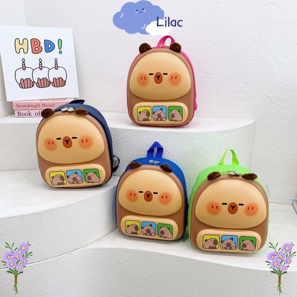 LILAC กระเป๋าเป้ Capybara ความจุมาก น้ำหนักเบา กันน้ำ เหมาะสำหรับกลับไป ...