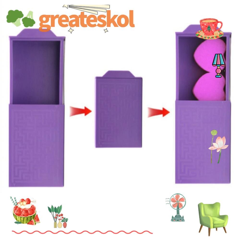 GREATESKOL Magic Disappearing Box,พลาสติก Trick Performance Magic Box ...