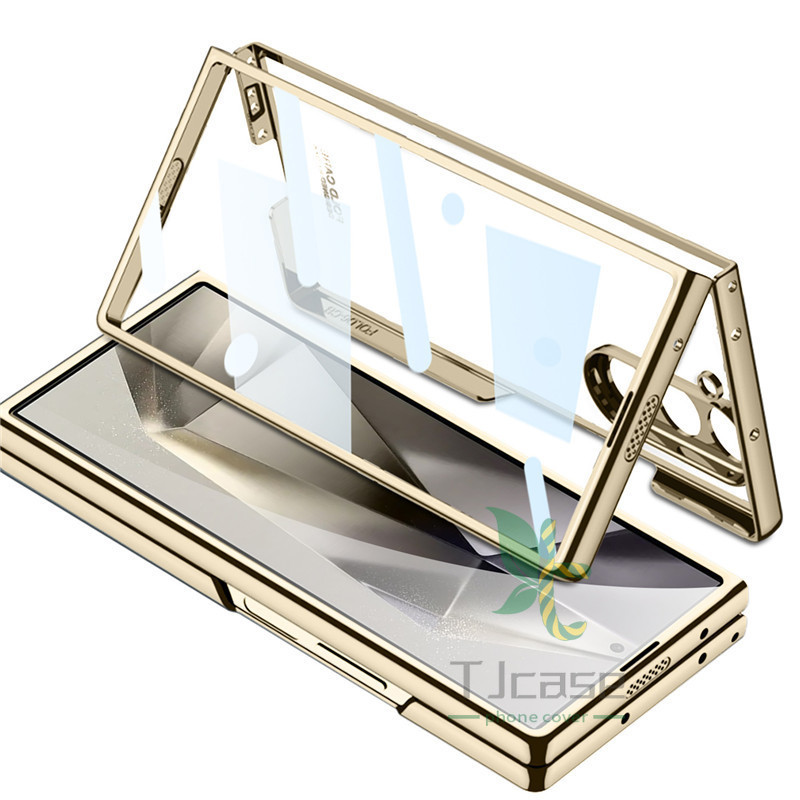 Slim Ultra Thin Electroplated Crystal Case Cover Samsung Galaxy Z Fold ...