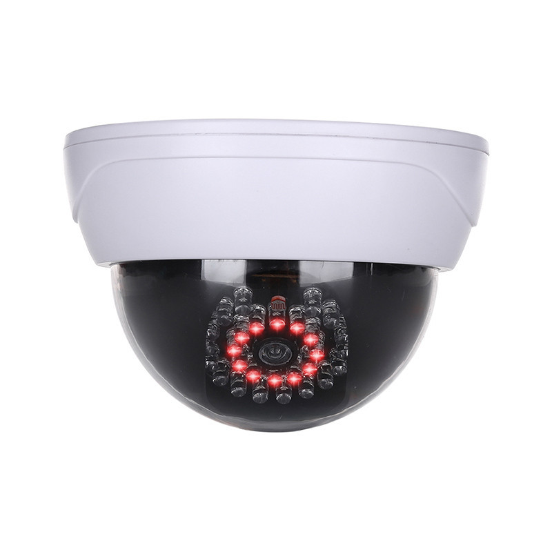 Dummy กล้องปลอมการเฝ้าระวังกล้องวงจรปิดความปลอดภัย Dome Monitor พร้อมไฟ ...