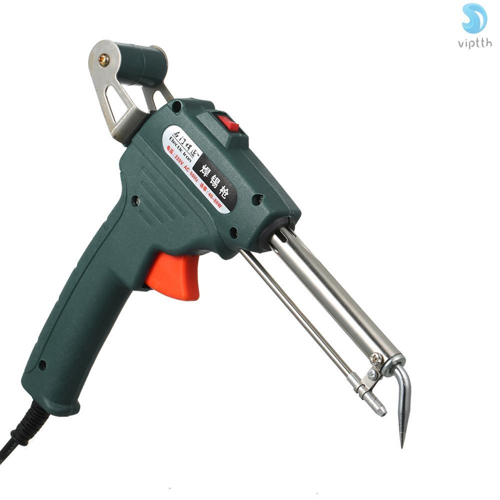 เครื่องเชื่อม 220 V 60 W อุณหภูมิภายนอก Solder Feed ไฟฟ้าคู่มือความร้อน ...