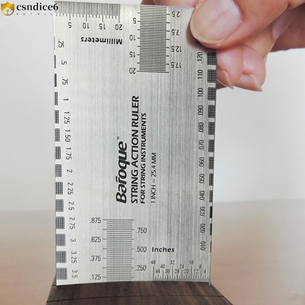 String Action Gauge คู่มือการวัด Supply Luthier สแตนเลส 89 51 มม ไม้บรรทัด Shopee Thailand