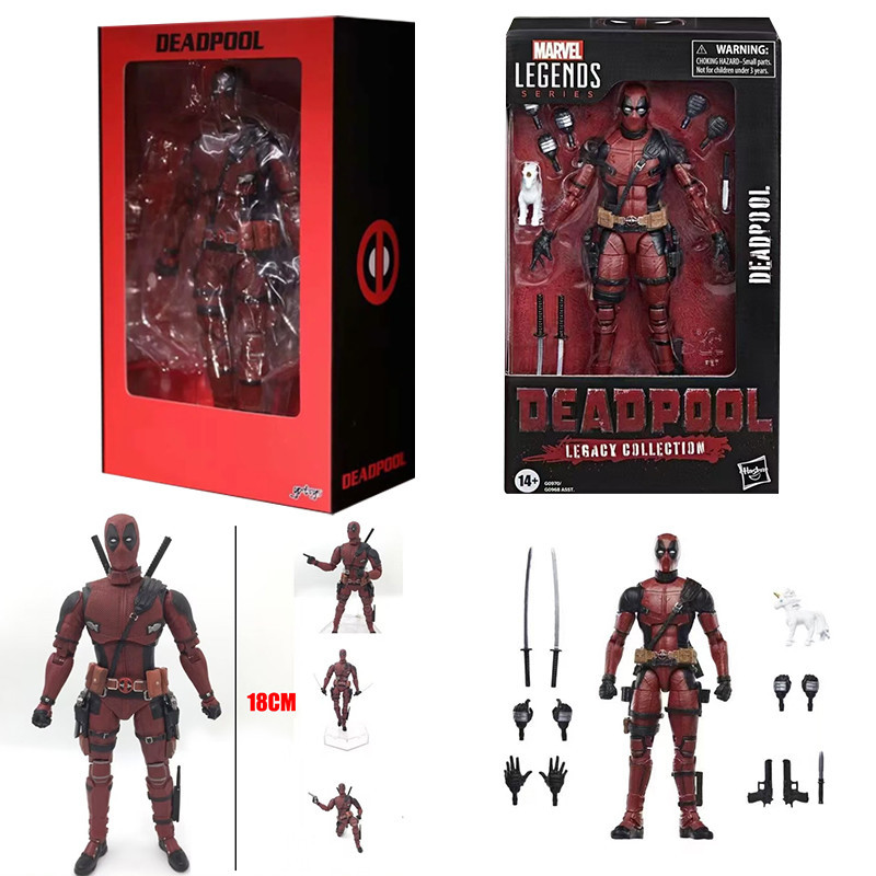 Deadpool รูป X ผู้ชาย Action Figurine Marvel Legends Deadpool Amazing ...