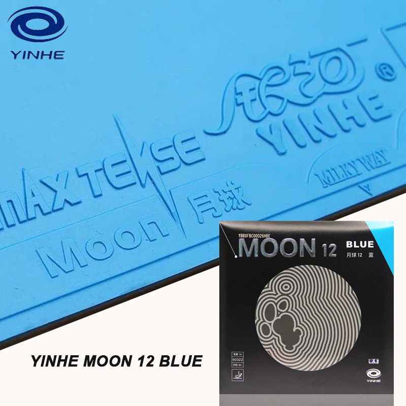 Yinhe MOON 12 Blue ยางปิงปอง Milkyway Non-Sticky Ping Pong ยางค้างคาว ...