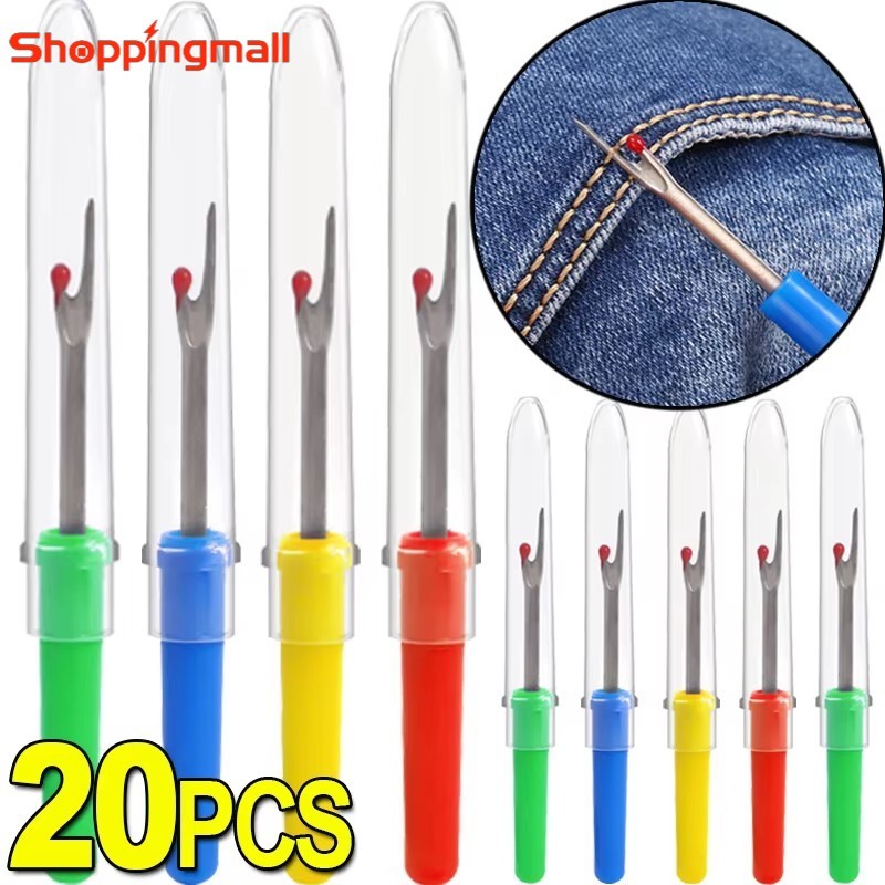 20 ชิ้นพลาสติกจับหัตถกรรมเครื่องตัดด้าย - ตะเข็บ Ripper Stitch Unpicker ...
