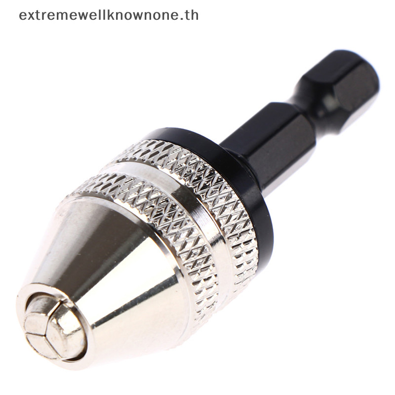 Ewth 1/4 Hex Shank Keyless เจาะ Chuck Quick เปลี่ยนอะแดปเตอร์แปลงเจาะอะ ...