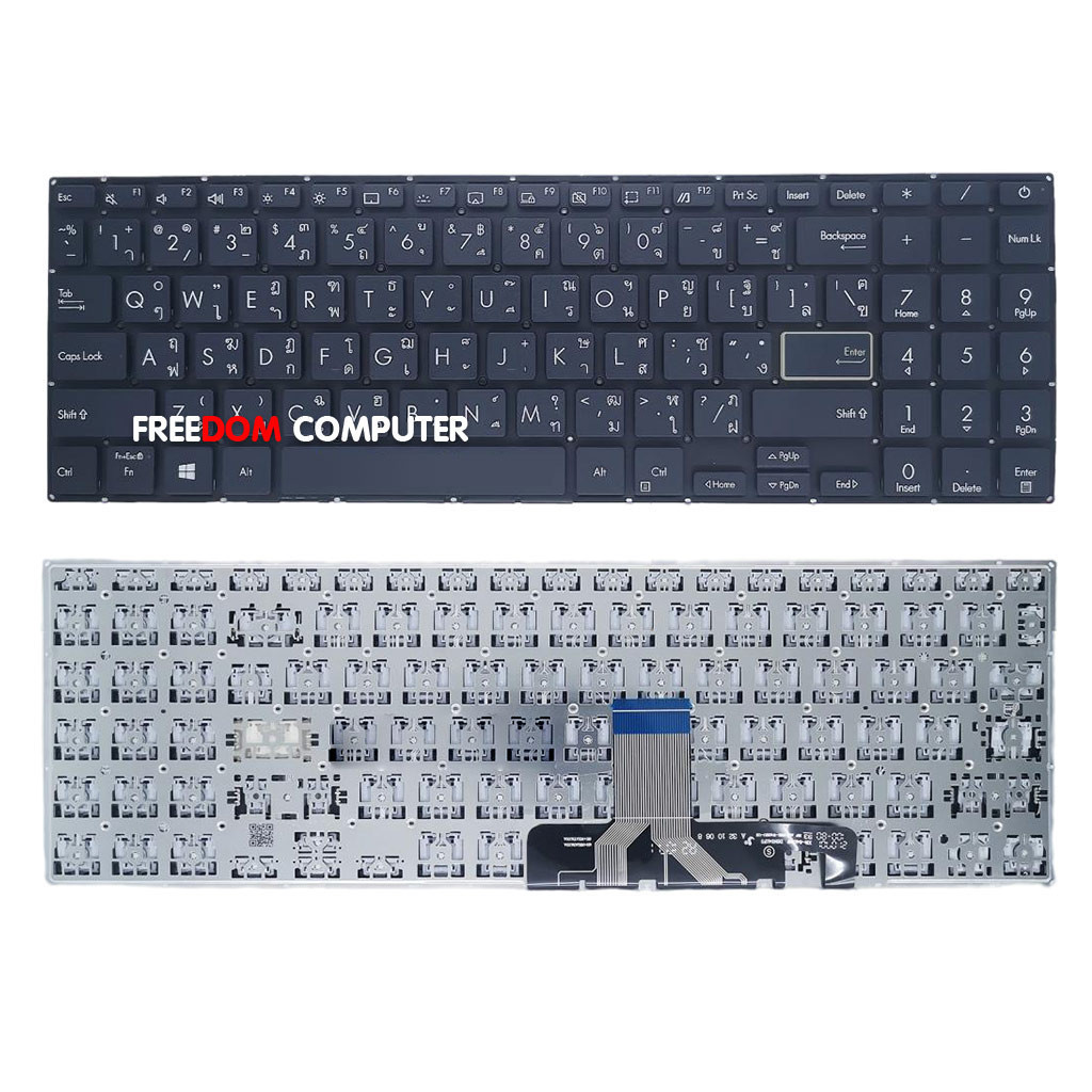 KEYBOARD คีย์บอร์ด ASUS Vivobook 15 S533E D533I D533U X533 M533 ไทย ...