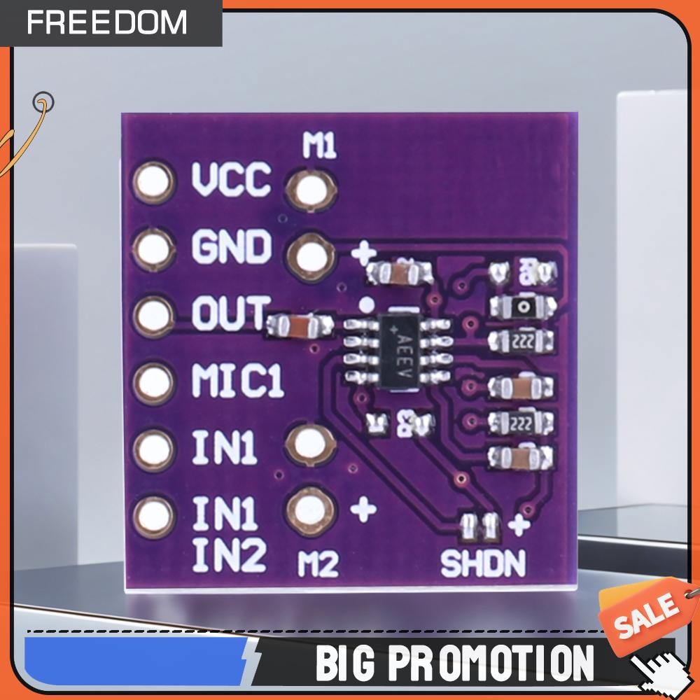 Cjmcu-9813 MAX9813H ไมโครโฟนเครื่องขยายเสียงอินพุตคู่ Fixed Gain ...