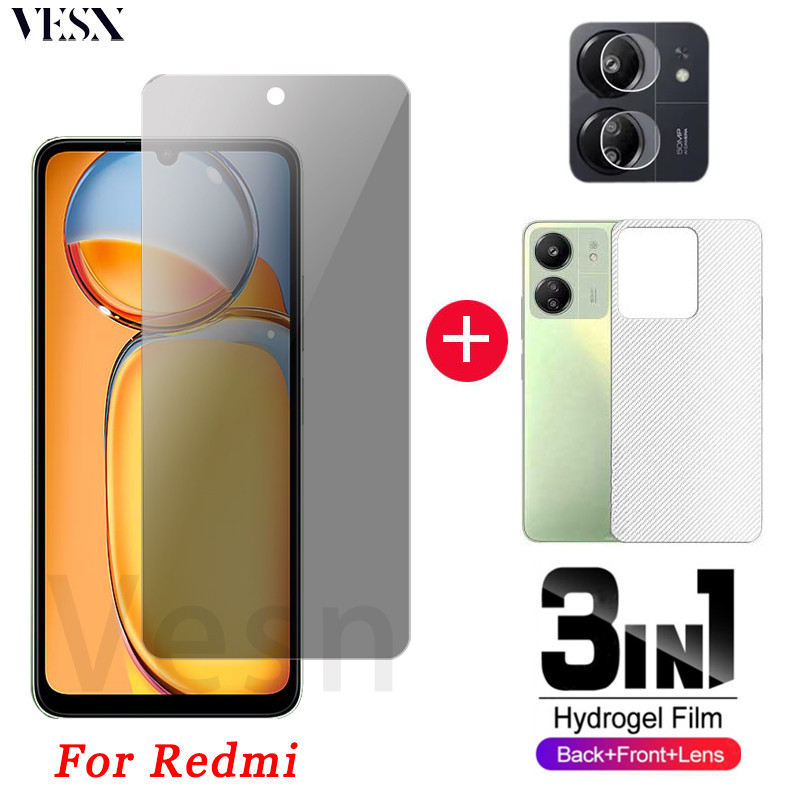 ฟิล์มกันแอบมอง ฟิล์มกันเสือก ฟิล์มกระจก Redmi 13C 12 12C 11A 10 10C 10A 9 9T 9A 9C 8 8A A3 A3x ...