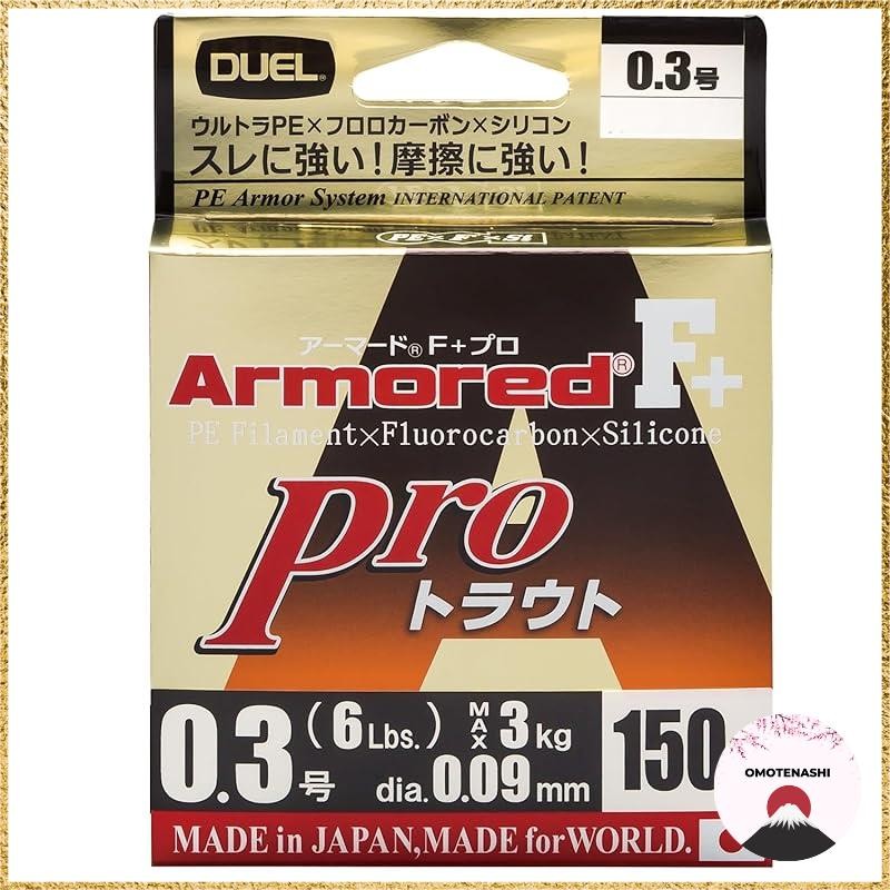 DUEL PE Line Fishing Line Armored F+ Pro Trout [Line Fishing Tackle ...