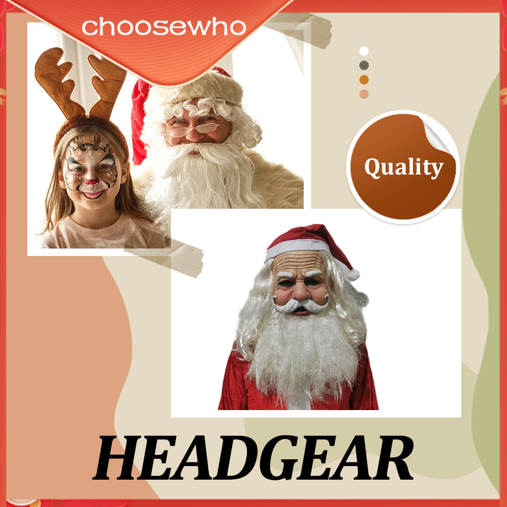 Choo หน้ากากซานตาคลอสสําหรับคริสต์มาส Carnival แอปพลิเคชั่นกว้างและสนุก ...