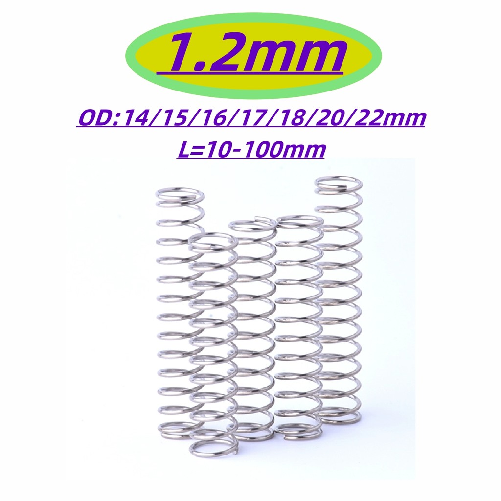 [FGH-T13-y] สปริงกด-สปริงดัน สปริงอัด สปริงดันทั่วไป เหล็กสปริง 65Mn ...