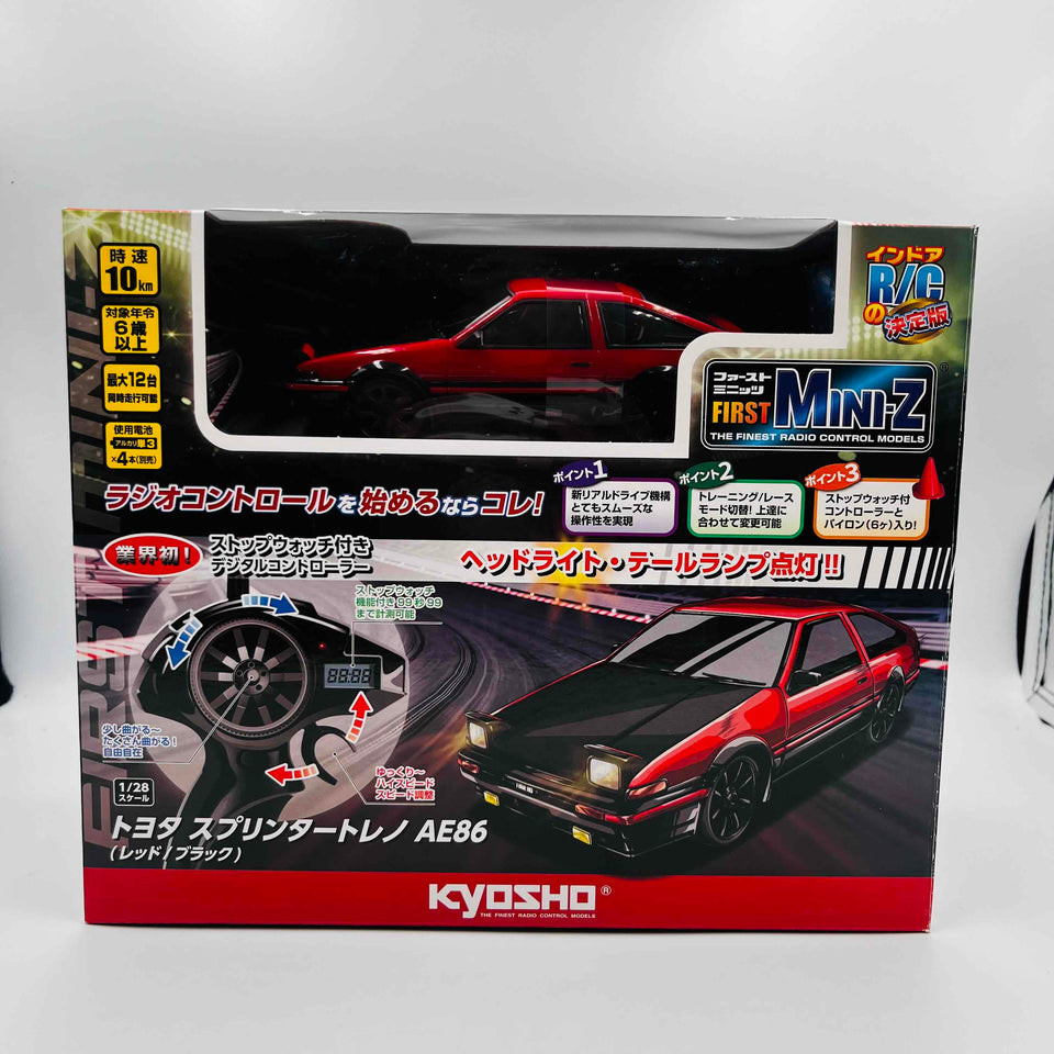 Kyosho First Mini-Z Toyota Sprinter Trueno AE86 Red/Black 66613 ...
