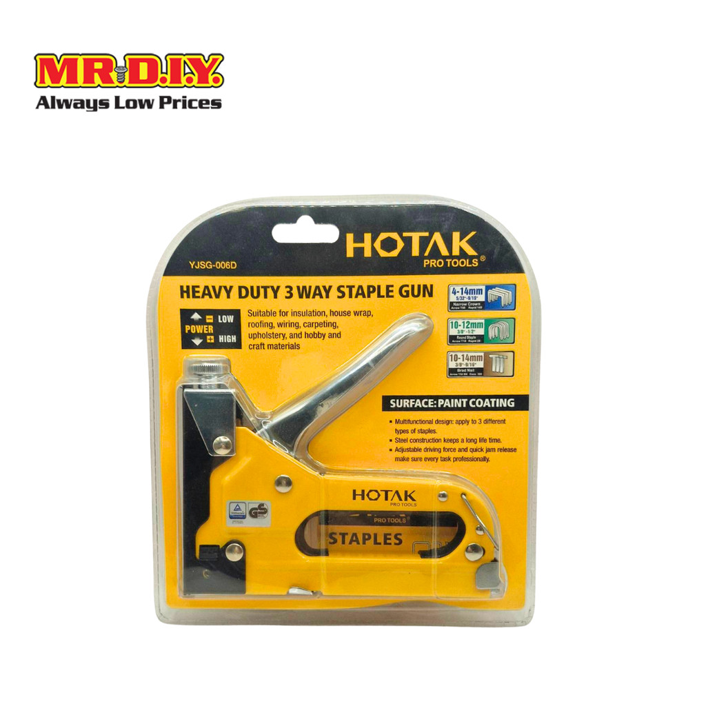 HOTAK ปืนยิงแม็ก สามารถยิงลูกแม็กได้ 3 แบบ | Shopee Thailand