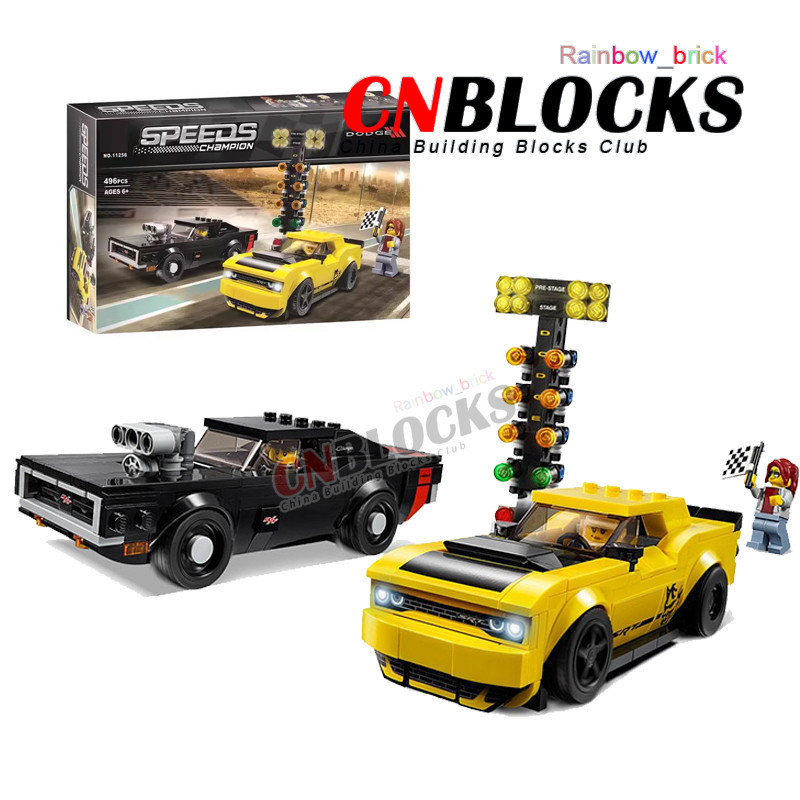 Super Racing 75893 Dodge Challenger SRT และ 1970 Warhorse Building ...