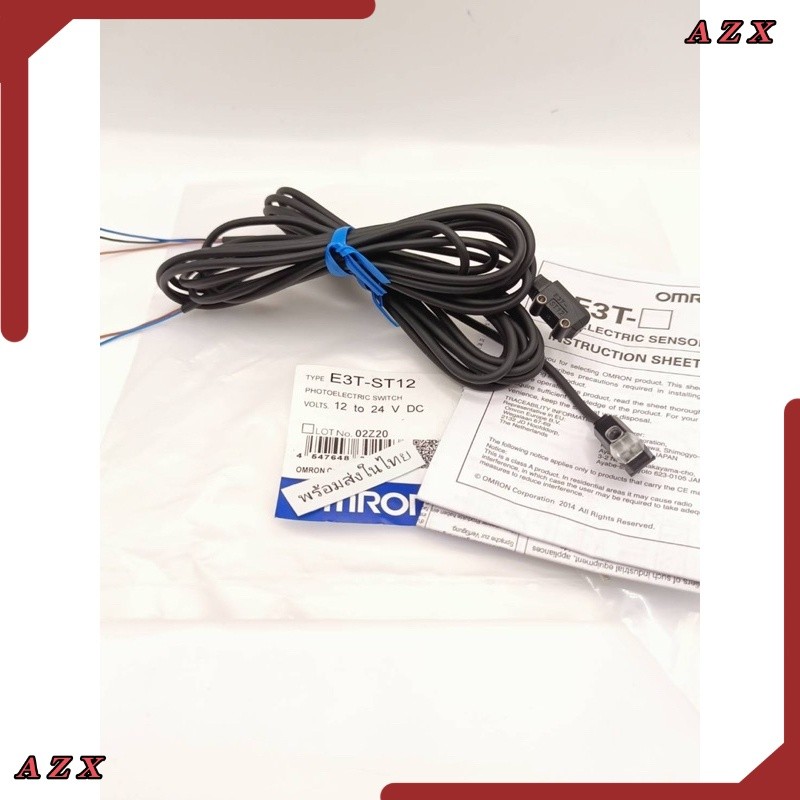 แท้ E3T-ST12 OMRON E3T-ST12 Photoelectric Sensor E3T-ST12 Ultra Compact Photoelectric Sensor ...