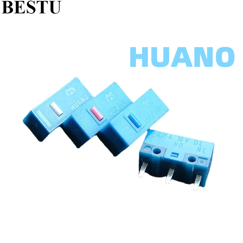 ใหม่แท้ต้นฉบับ HUANO Micro Switch Blue Shell White Dot 20 ล้านคลิก ...
