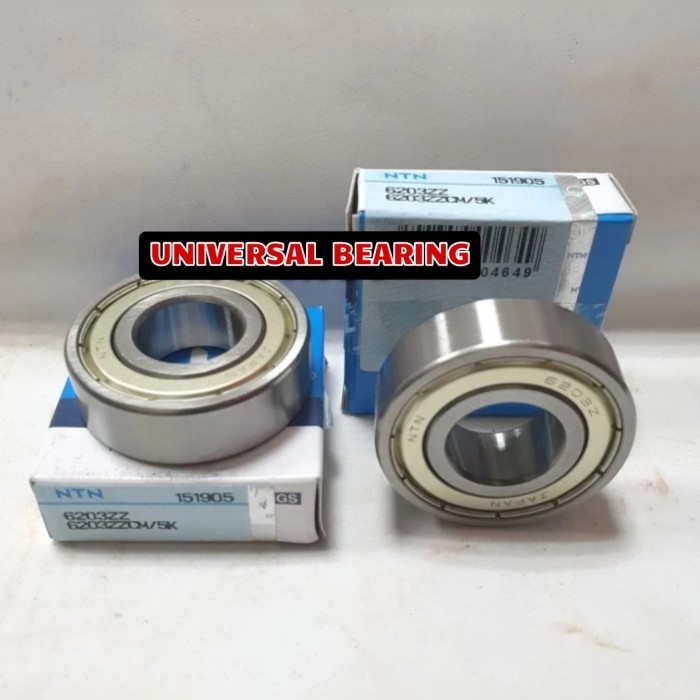 แบริ่ง 6203 ZZ NTN IRON COVER DIMENSION 17X40X12MM 6203ZZ NTN | Shopee Thailand