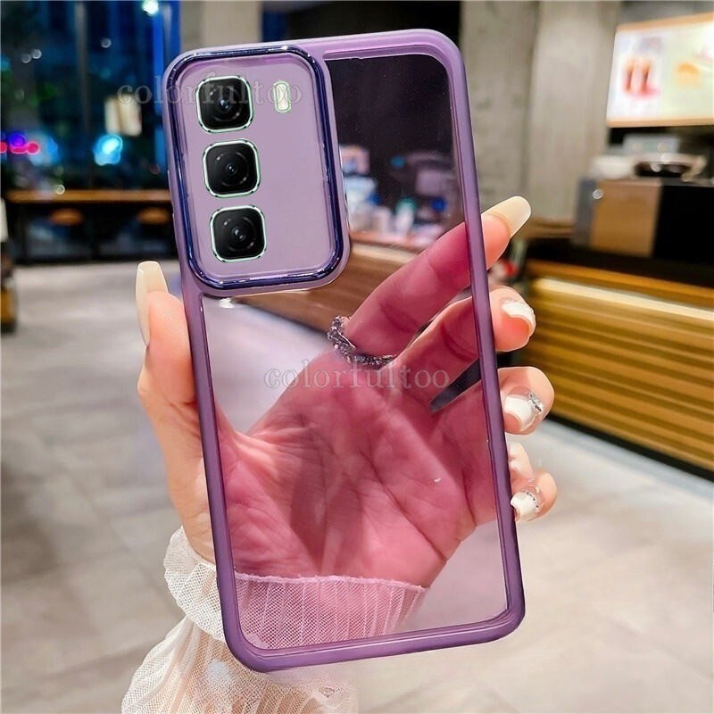 Ultra Thin สีสัน Soft สําหรับ Infinix Hot 60i 60 50 Pro Plus 50Pro + 50i Hot50 Hot60i 60Pro 4G ...