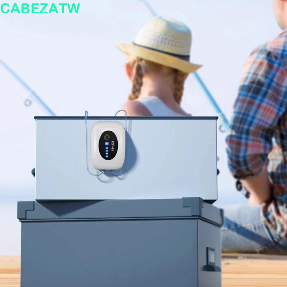 CABEZATW ปั๊มลมออกซิเจนตู้ปลา, USB ชาร์จ Ultra Silent Fish Tank ปั๊ม ...