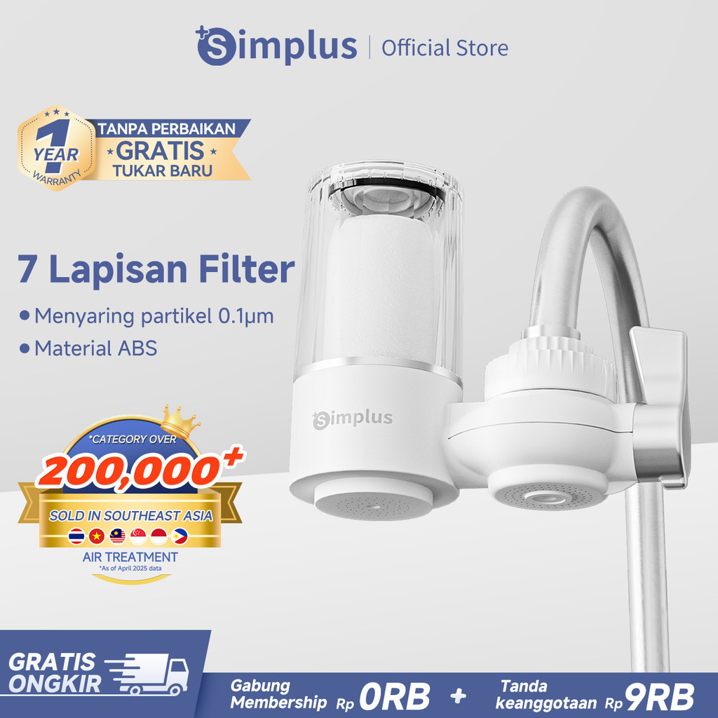 เครื่องกรองน้ํา Simplus Tap พร้อมกรอง 7 ชั้น ใหม่ | Shopee Thailand