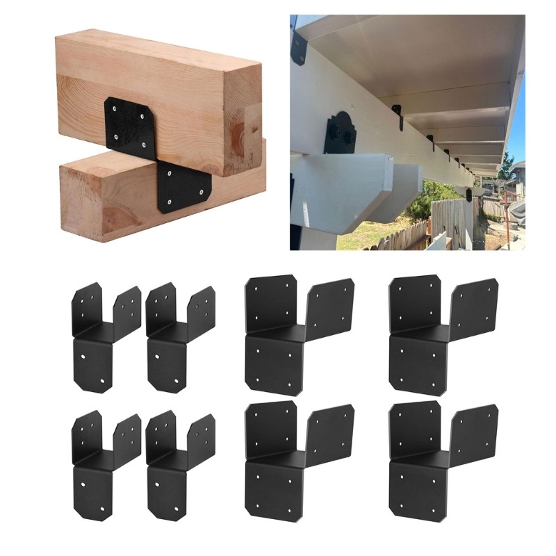 BT 4 ชิ้น Joist Anchors Connector เปลี่ยนโพสต์ Anchors โพสต์วงเล็บบ้าน ...