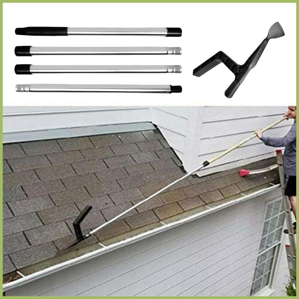 Gutter Scoop เครื่องมือหลังคา Gutter Shovels Multi-Use Home Gutter ...