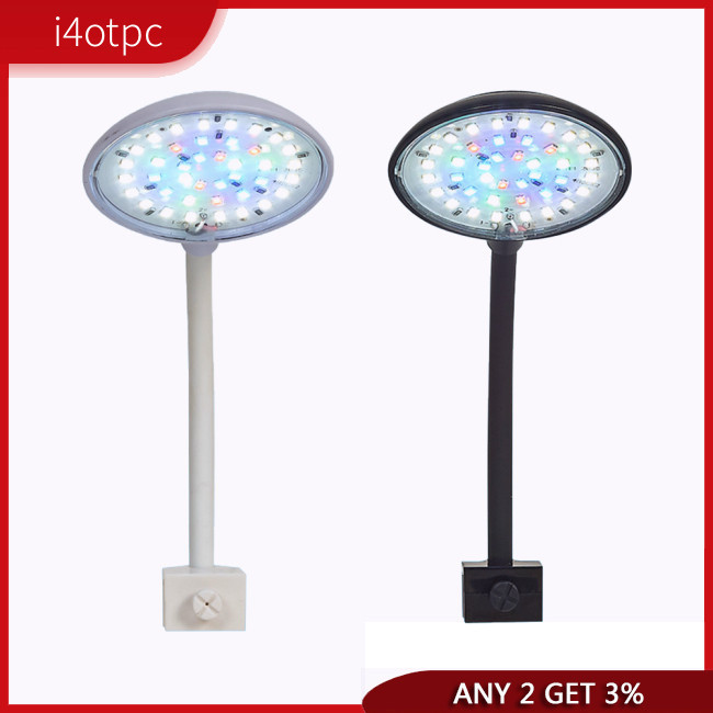 I4otpc ไฟ LED Aquarium สีสันถังปลา 48 LEDs ลูกปัดความสว่างสูง Dimming USB Mini Clip-on Aquarium ...
