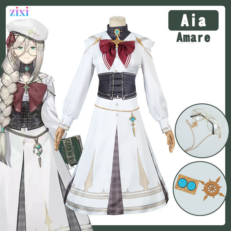 Aia Amare Cos เครื่องแต่งกาย Rainbow Society Nijisanjien Virtual Anchor ...