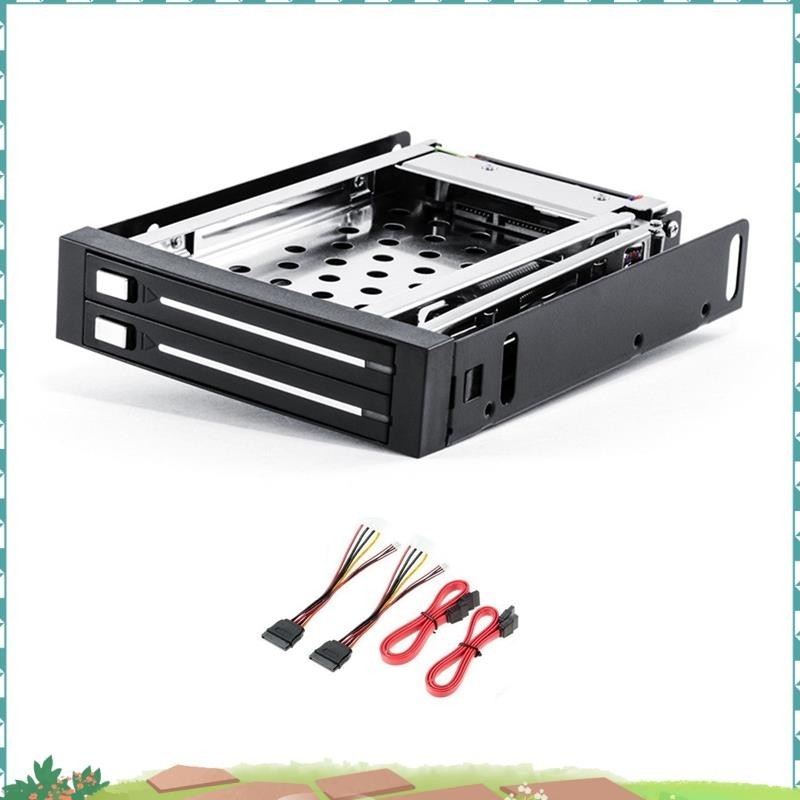 2.5 นิ้ว SSD HDD Enclosure ถาด 2-Bay Disk Drive SATA Floppy Drive ...