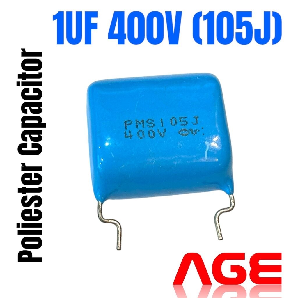 1uF 400V (105J) PMS105J Poliester Capacitor | Shopee Thailand